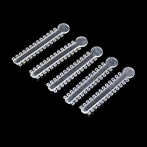 Angzhili Transparent Dental Orthodontic Ligature Ties for Braces Rubber Bands Braces O Rings for Bracket 1040 Pcs