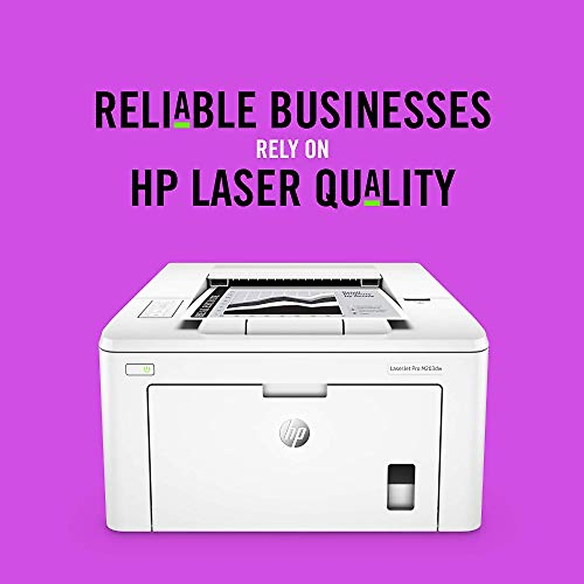 HP LaserJet Pro M203dw Printer, White (Renewed)