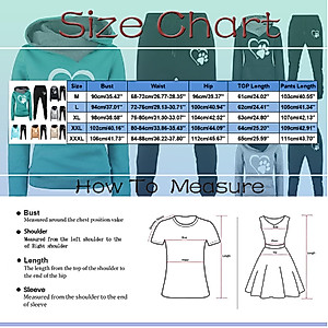 Women Hoodies Sweatsuit Long Sleeve Matching Joggers Sweatpants 2 Piece Tracksuit Sets, Two Piece Outfits for Women A3-Black, 3X-Large