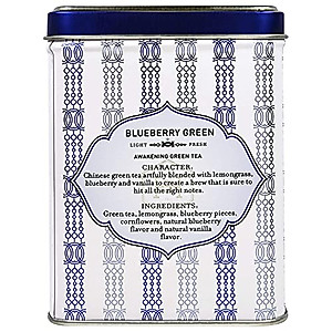 Harney & Sons Blueberry Green Iced Tea | Fresh-Brew Iced Tea, Six 2qt Tea Bags