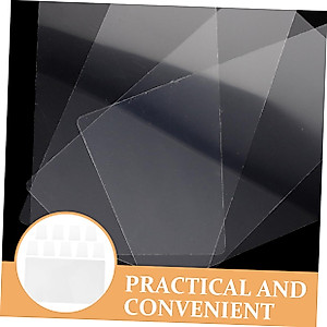 CHILDWEET 10pcs Board Drawing Board Painting Mat 3D Pen Drawing Mat 3D Pen Mat 3D Pen Accessories 3D Pen Drawing Tool Basic Template 3D Drawing Paper Templates White PVC