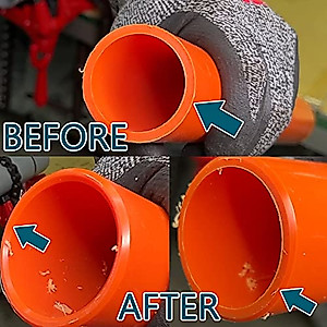 ORXPLUS TOOLS 2 in 1 Inner-Outer Reamer, Pipe and Tubing Chamfer Tool for OD 1-1/8" to 3-1/4" ID 1-1/16"to 3-3/8"