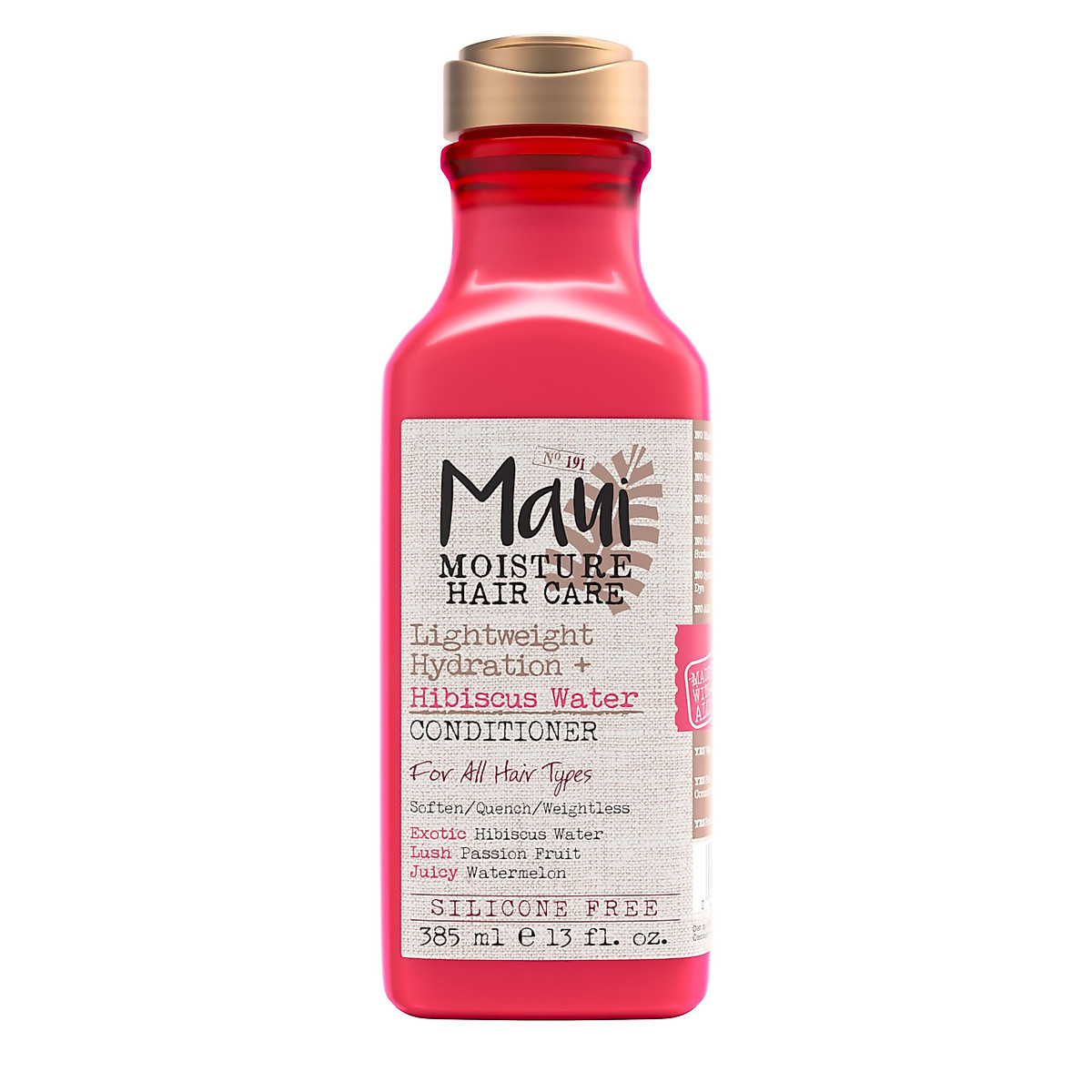 Maui Moisture Lightweight Hydration + Hibiscus Water Conditioner for Daily Moisture, No Sulfates, 13 fl oz