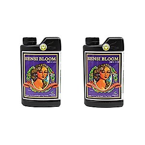Advanced Nutrients 6101-14AB pH Perfect Sensi Bloom Part A+B, 1 Liter, Brown/A 2pack
