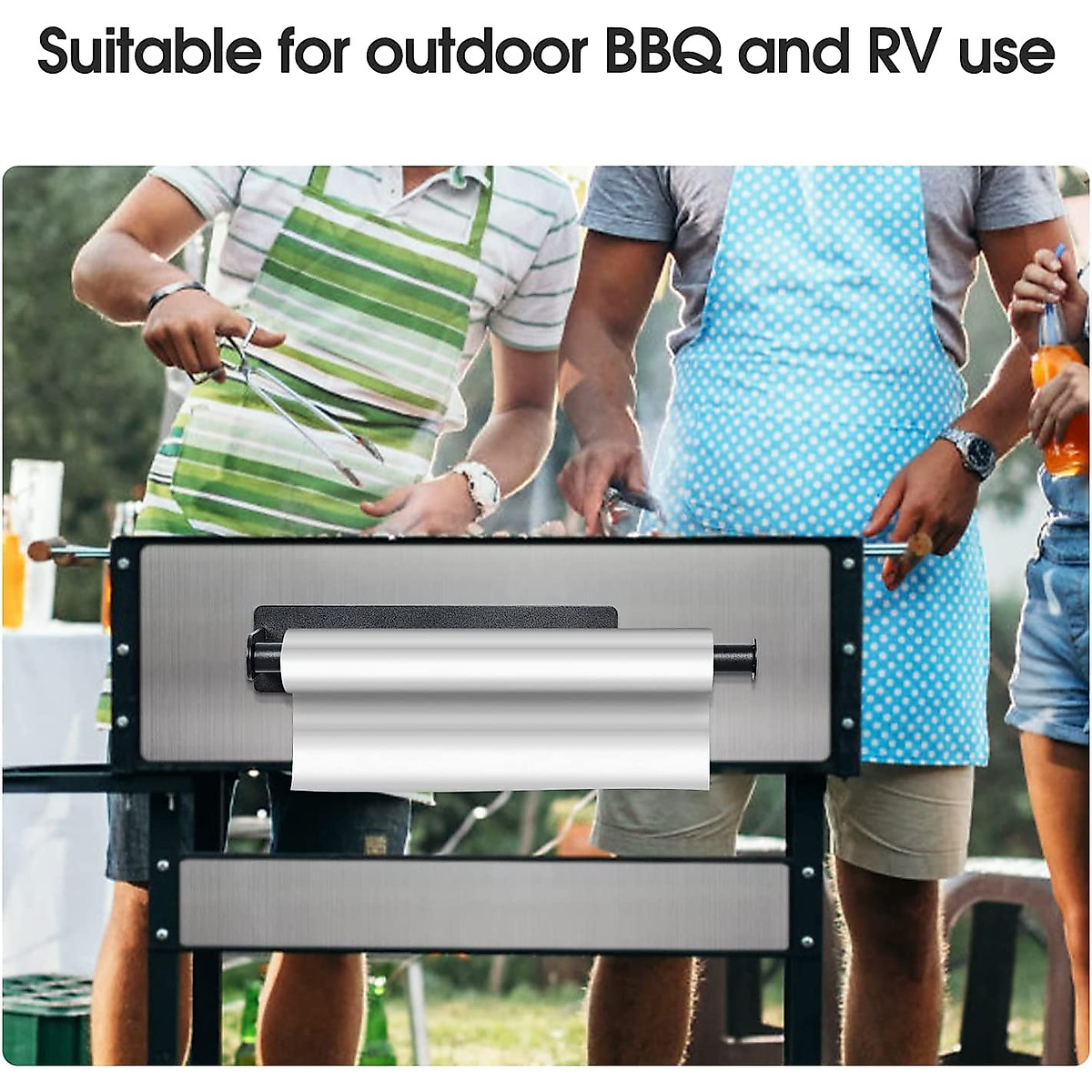 aceyoon Paper Towel Holder,Self Adhesive Magnetic Paper Towel Holder, 13inch Paper Towel Rack Wall Mount Under Cabinet with Screws，Paper Towel Bar for Kitchen Bathroom Pantry