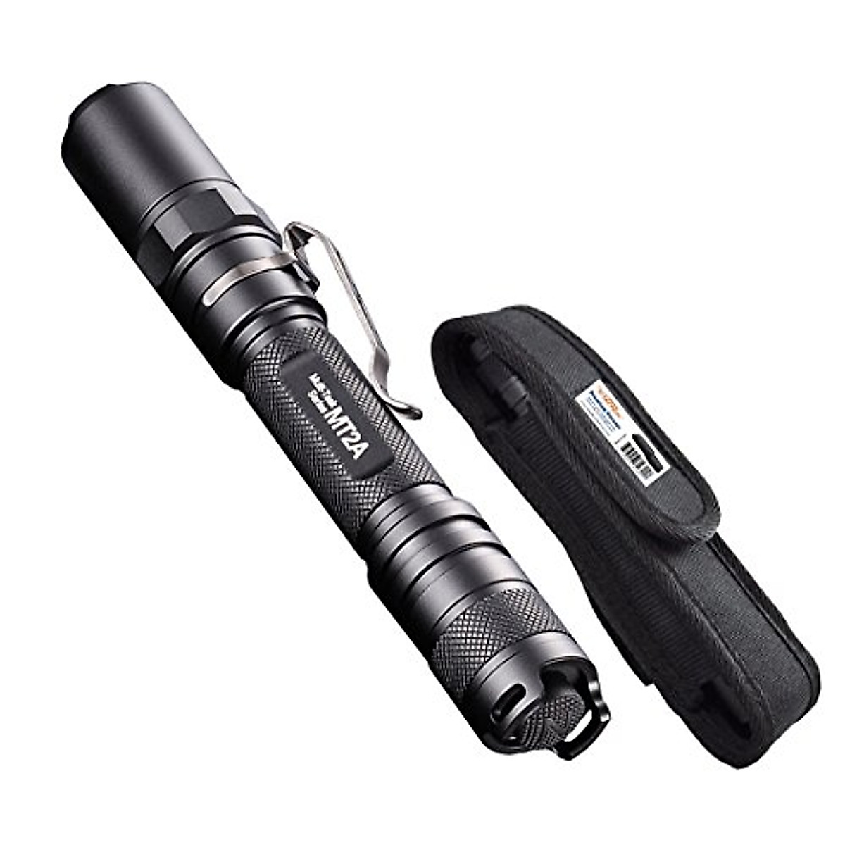 Nitecore MT2A 345 Lumens LED Flashlight w/Bonus Premium Holster - Use 2X AA Batteries