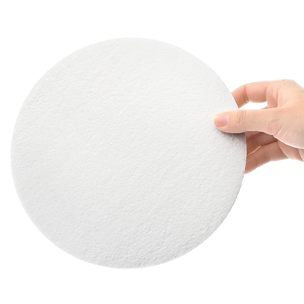 ZOOFOX 12 Pack 8 Inch Foam Circles for Crafts, Round Polystyrene Disc for Arts and Crafts Supplies, Modeling, Sculpture, DIY Projects