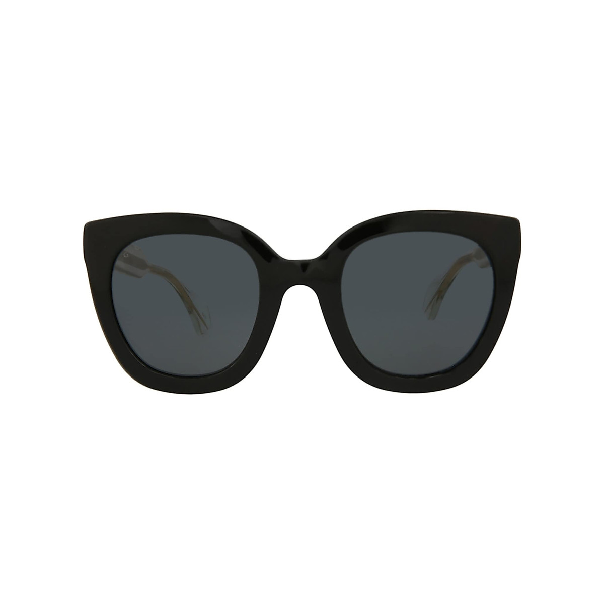 Gucci Cat Eye Sunglasses Black Crystal Grey Luxury Eyewear Made In Italy Acetate Frame Designer Fashion for Everyday Luxury