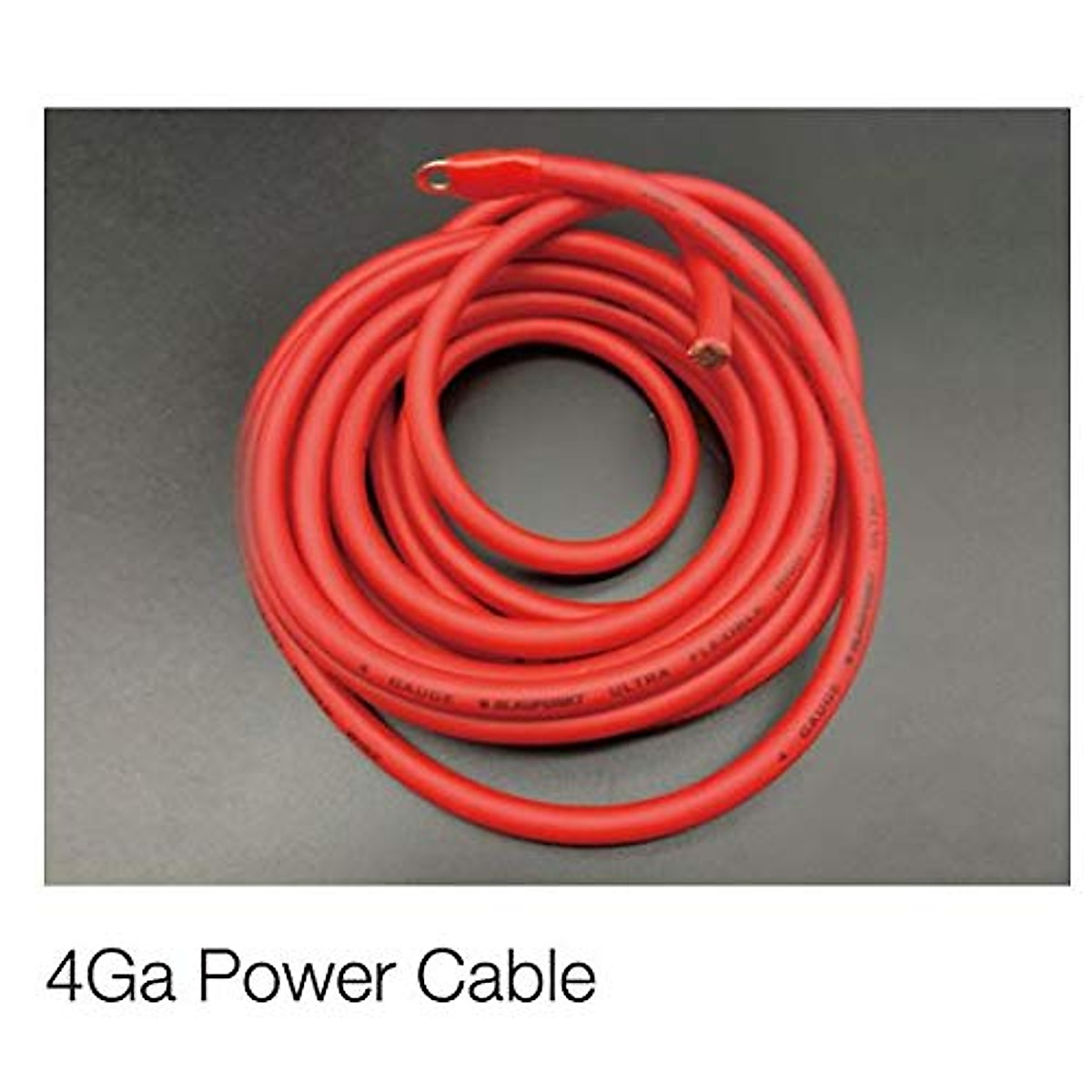 Blaupunkt AMK44R Car Audio Amplifier 4 Gauge Wiring Kit RED