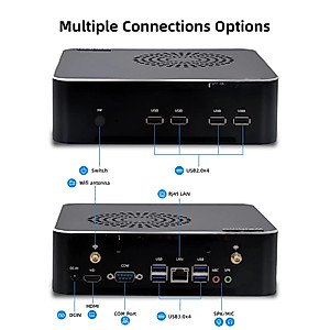 Mini Gaming PC, Windows 11 Pro Mini Computers, Core i7-11700 64 GB DDR4+1TB NVMe SSD+2TB HDD Mini Desktop Computer 4*USB3.0 4*USB2.0 Support WiFi6 BT 5.2 Business, Home, School Small Computer PC