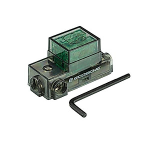 SCOSCHE PDM482A Maxi Fuse Distribution Block with Single 4 Gauge Input and Dual 8 Gauge Output