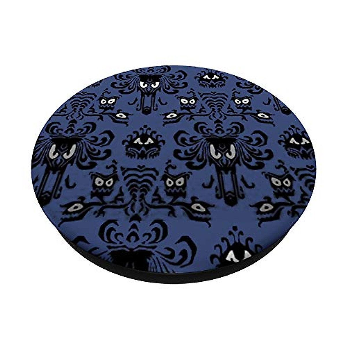 Spooky Wallpaper Halloween Pattern Purple PopSockets PopGrip: Swappable Grip for Phones & Tablets