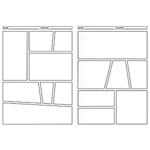 Piccadilly Comic Sketchbook | Guided Artistic Sketchbook & Instructions | Draw Your Own Comic Book | 204 Pages