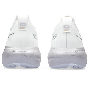 ASICS Women's Gel-Nimbus 25 Anniversary Running Shoes, 7.5, White/Rose DUST