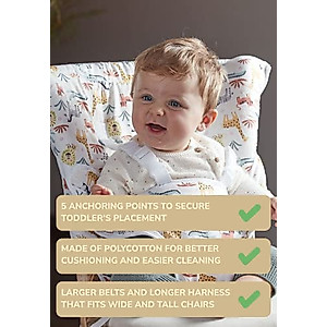 ORSETTO Baby High Chair Boy - Lightweight & Compact (7oz) - Portable High Chair - High Chairs for Babies and Toddlers - Baby Chair - Travel Highchair - Baby Trend High Chair - Sit Up Chair for Baby