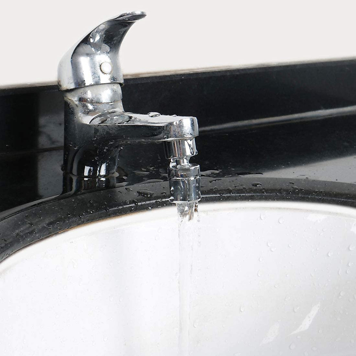 Juvielich Swivel Sink Faucet Aerator 19mm Faucet Flow Restrictor Replacement Parts Insert Sink Aerator for Bathroom Kitchen