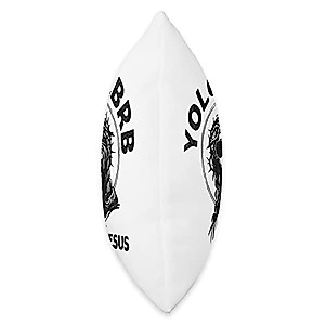 Christian Easter Religious Gift Kids Mens Womens Yolo JK, Bro Funny Christian Easter Day Jesus Cross Throw Pillow, 16x16, Multicolor