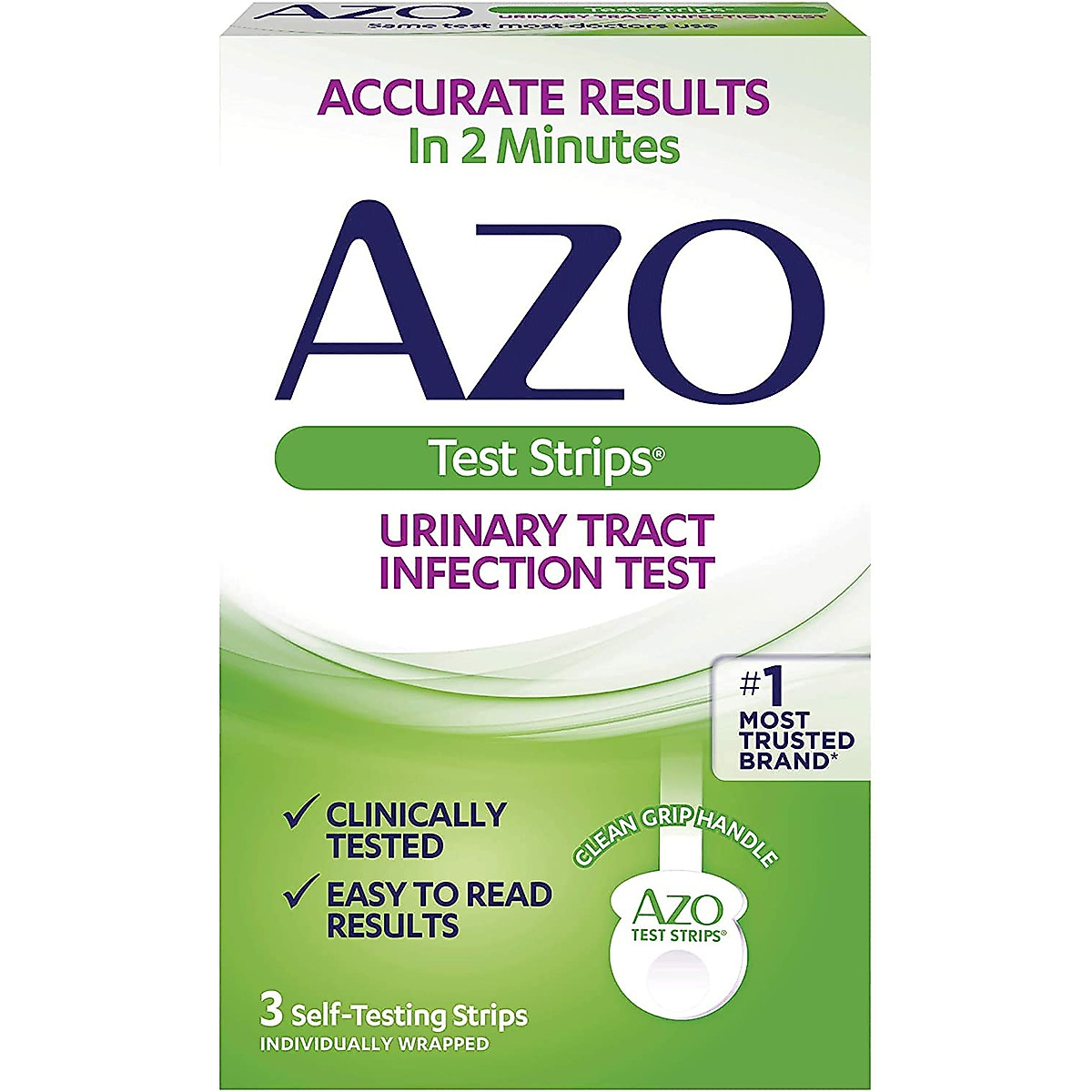 AZO UTI Pain Relief Bundle – AZO UTI Test Strips 3ct, AZO Urinary Pain Relief 24ct, AZO Cranberry Supplement 100ct