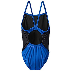 Speedo Girl's Swimsuit One Piece PowerFlex Energy Back Solid Youth Team Colors - Manufacturer Discontinued