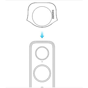Aokicase Compatible with Insta360 One X2 Anti-Scratch Camera Lens Cover Silicone Case for Insta 360 One X2 Action Anti-Scratch Camera Accessories Black (Black, BOYA)