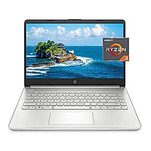 HP 2023 14 inch FHD Laptop for Students and Business, AMD Ryzen 3 3250U(Up to 3.5GHz), 16GB DDR4 RAM, 512GB PCIe SSD, Webcam, Fast Charge, Long Battery Life, HDMI, WiFi 5, Win 11 S, CUE Accessories