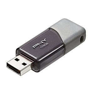 PNY 128GB USB 3.0 Flash Drive Elite Turbo Attache 3 (Five Pack) Model P-FD128TBOP-GE Bundle with (2) Everything But Stromboli Lanyard