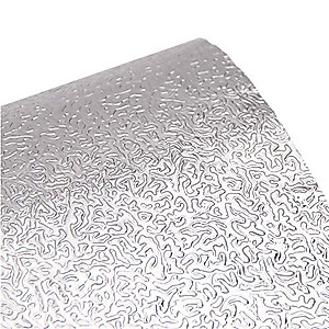 Yija Self-Adhesive Kitchen Aluminum Foil Anti Greasy Countertop DIY Waterproof Shelf Drawer Liner Cabinet Sticker 15.6 Inch by 98 Inch