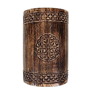 Ajuny Handcrafted Wooden Jewellery Box Organiser Multipurpose Keepsake Trinklet Storage Organizer Storage Box Case Holder Ring Necklace Earring Storage Mothers Day Gift for Women Girls