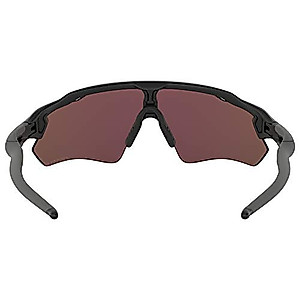 Oakley Radar EV Path Sunglasses (Matte Black Frame/Deep Prizm Water Polarized Lens) with Lens Cleaning Kit (Black)