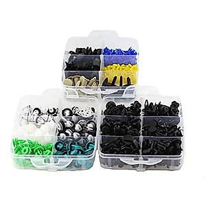 Automotive Clips Retainer Clips Fastener Car Door Panel Fastener Plastic Clips for Cars 500Pcs Sets