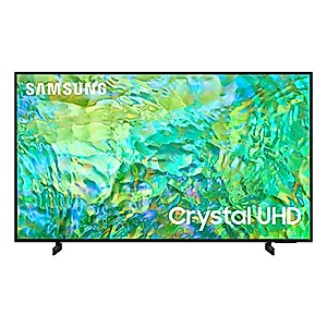 SAMSUNG 50-Inch UHD CU8000 Series PurColor, Object Tracking Sound Lite, Q-Symphony, Motion Xcelerator, Ultra Slim, Solar Remote, Smart TV with Alexa Built-in (UN50CU8000, 2023 Model) (Renewed)