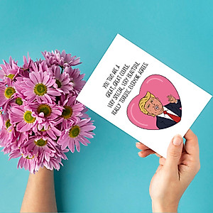 Bhiosng Funny Wedding Card for Friend, Wedding Gift, Humor Bridal Groom Shower Card, Wedding Congratulations Card, Engagement Card for Couple, Wedding Congrats Card for Bride Groom