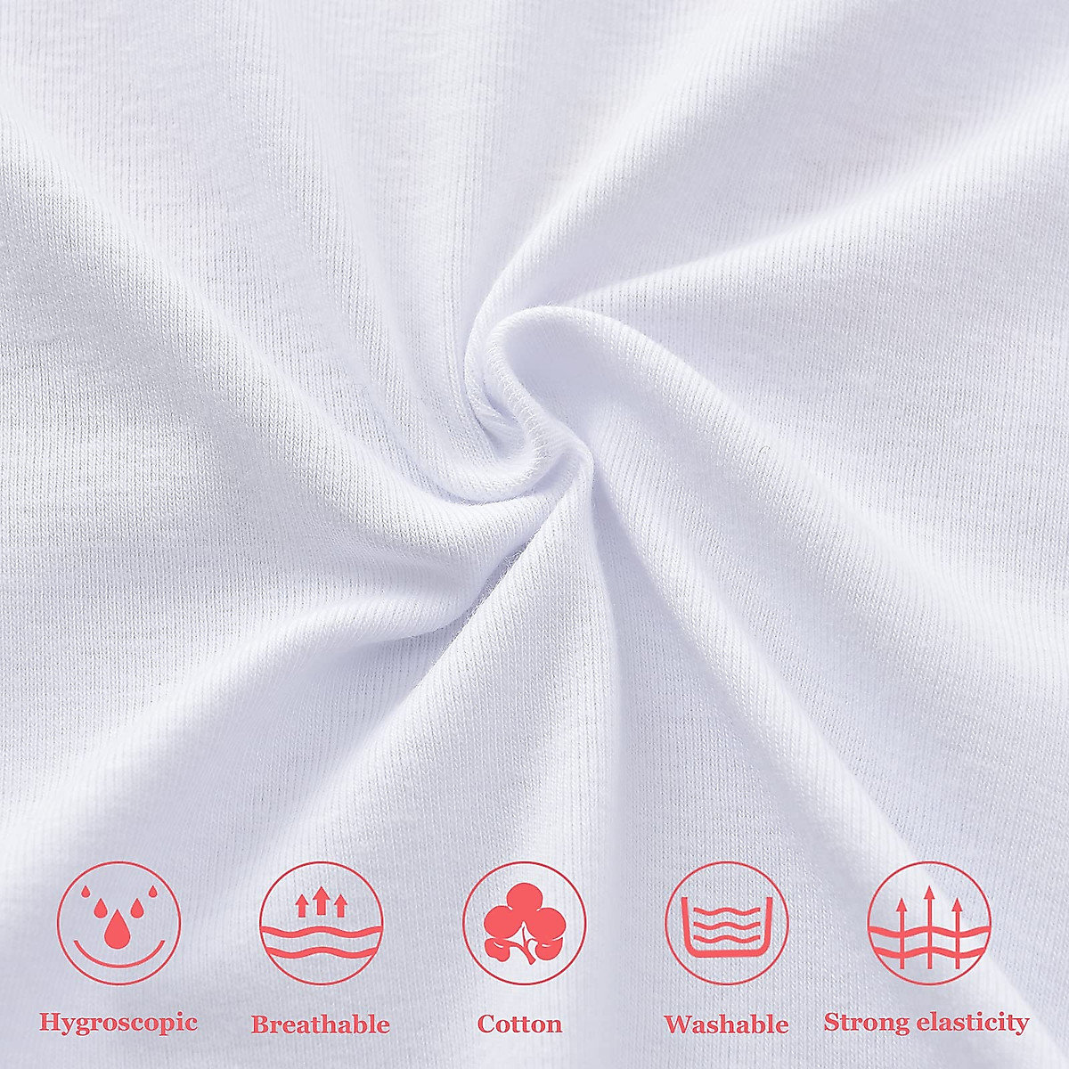 WAWSAM Big Brother Little Sister Matching Outfits Dinosaur Sibling Shirts Set Gift, White, 3T(Kid)/0-3M(Baby NB)