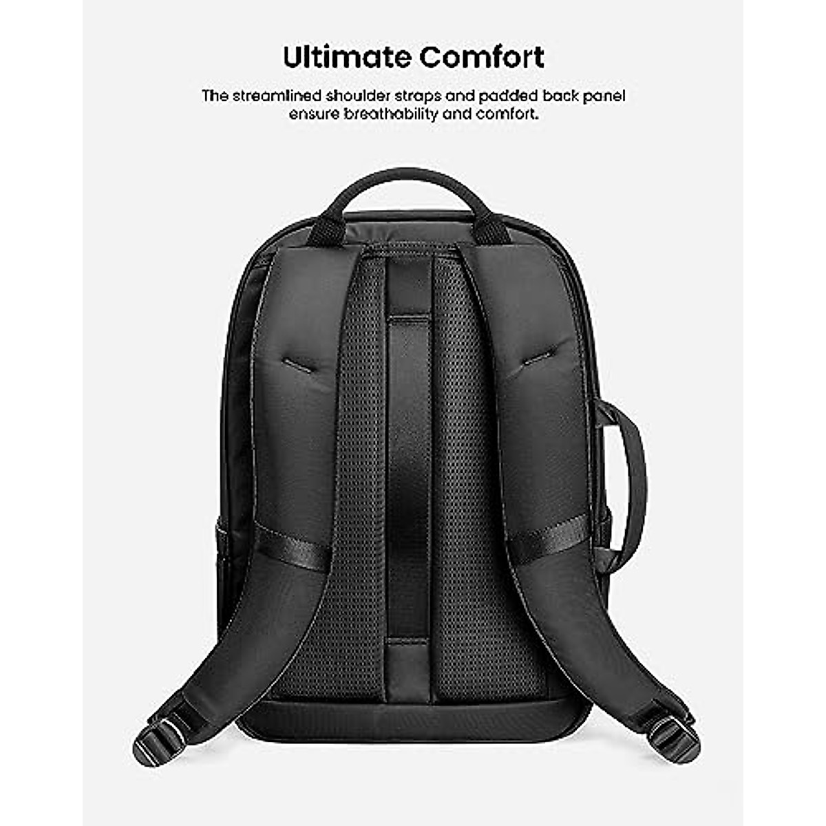 tomtoc 15.6 Inch Laptop Backpack, Minimalist Waterproof Casual Daypack Commute Computer Backpack, A Smart Look for The City and Office, Work, Study, or Weekend Excursions, 20L