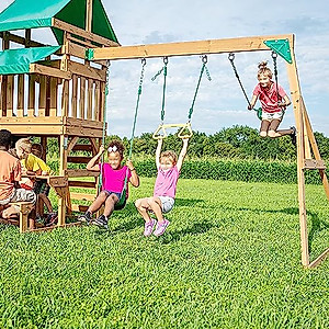 SELEWARE Heavy Duty Stainless Steel Swing Hangers with Bearings, 2-Pack - Quiet and Smooth Swivel Hooks for Porch, Patio, Playground - Indoor/Outdoor Swing Set Hardware, 1500LB Capacity