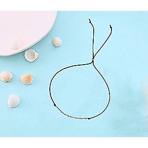 Lcherry Believe Morse Code Bracelet Handmade Beads on Silk Cord Bracelet inspirational Gifts for Women