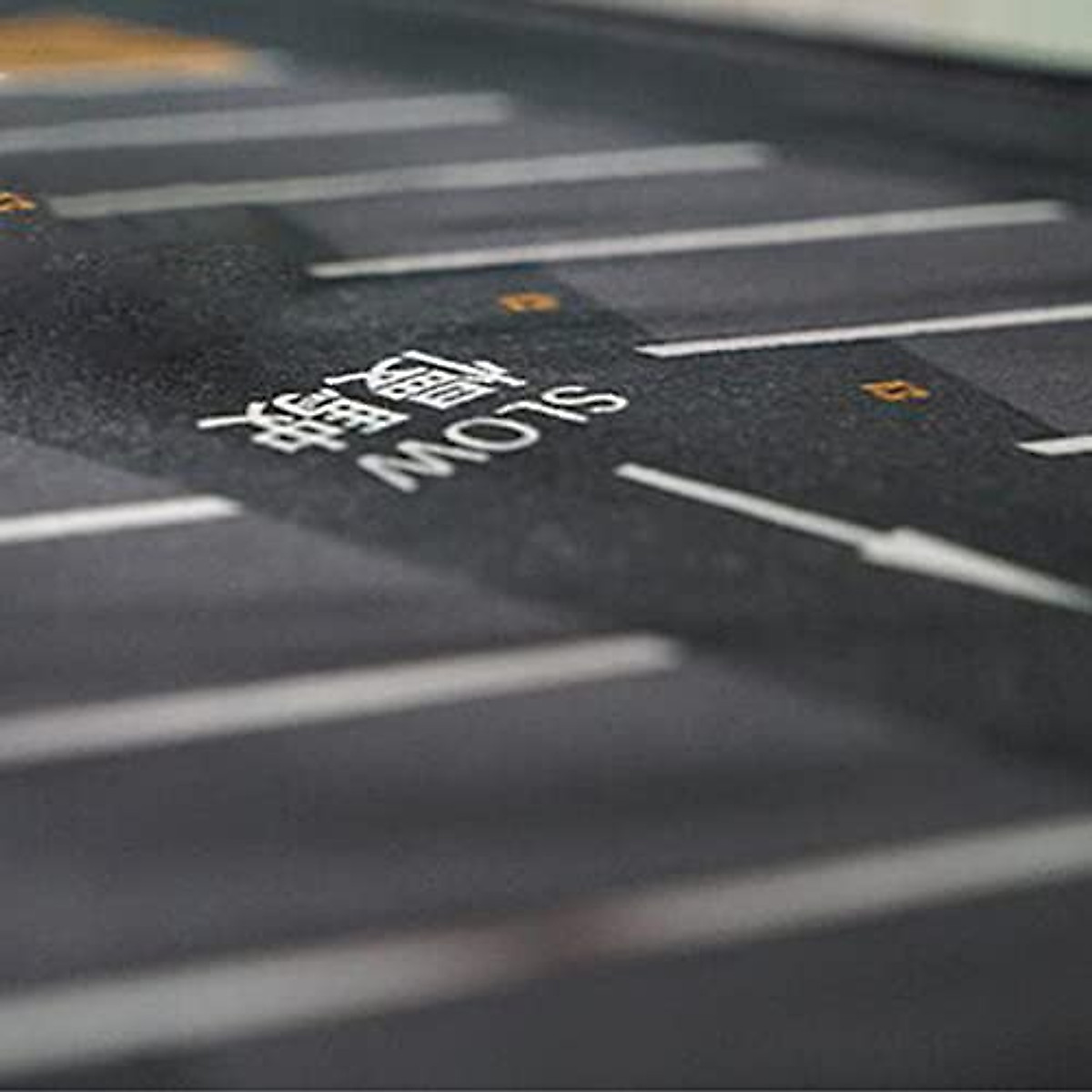 Gazechimp 1/64 Scale Parking Lot Mouse Pad Car Scene Mat for Diecast Car Model Layout, Round Corner Mat