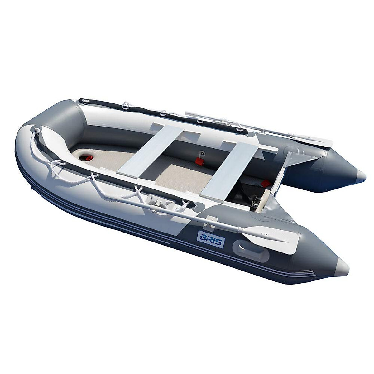 BRIS 10.8 ft Inflatable Boat Inflatable Dinghy Yacht Tender Raft with Air-Deck Floor