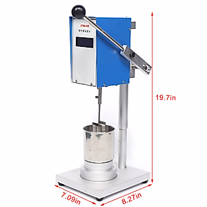 STM IV B Stormer Viscometer, 220V 50HZ Digital Display Viscosity Meter Rotary Visometer Viscosity Meter Tester Battery Charge Digital Display Stormer Viscometer for Paints Coating