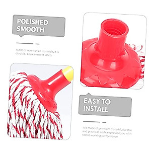 LALAFINA Cleaning Mop Floor Mop Commercial Mop Head Rope Mop Head Clean Mop Head Commercial String Mop Head Mopping String Head Practical Mop Head Washable Mop String Head Replacement Head