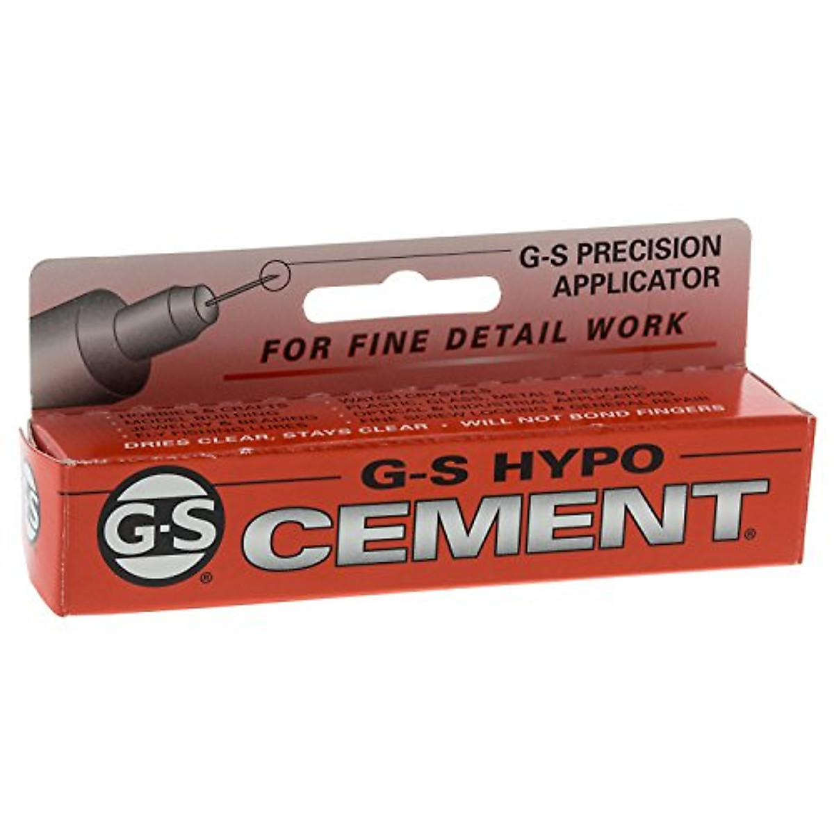 GS Supplies G-S Hypo Cement, Transparent