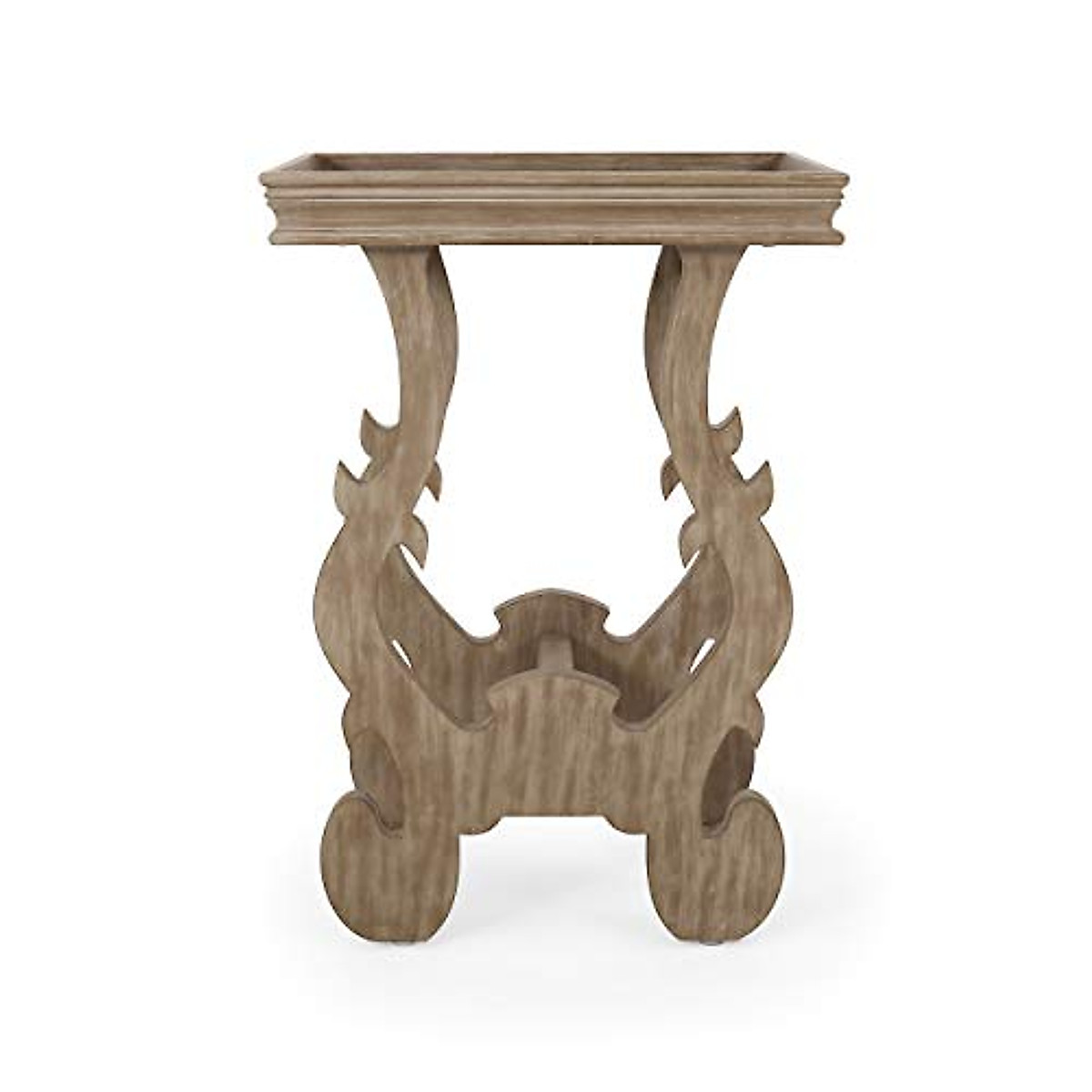 Christopher Knight Home Elaine French Country Accent Table with Square Top, Natural