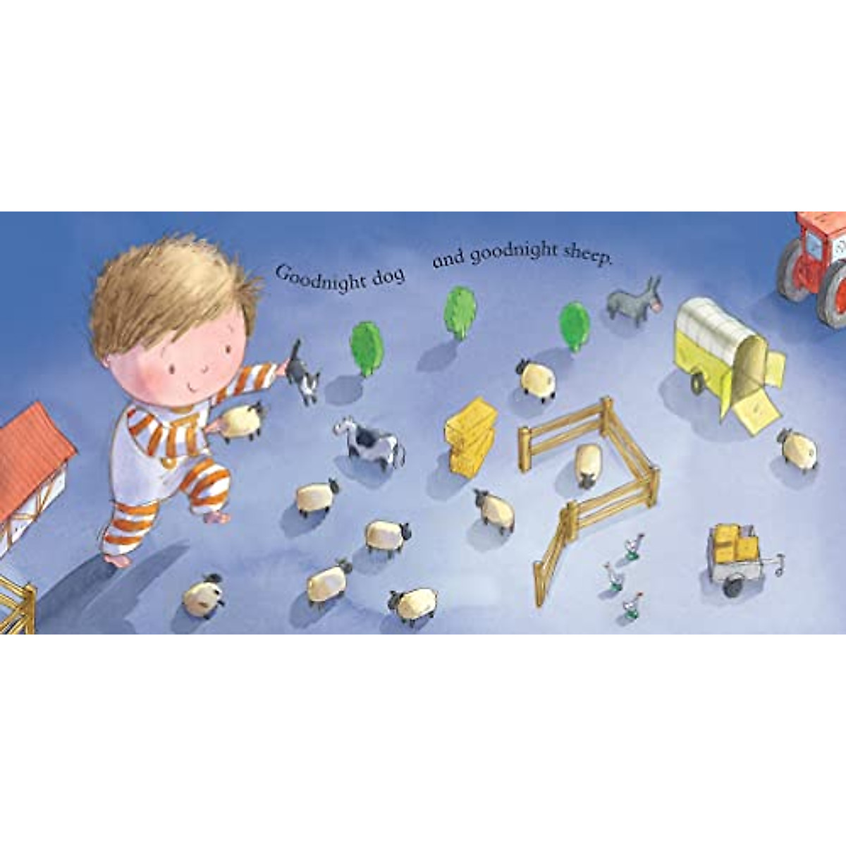 Goodnight Tractor: A Bedtime Baby Sleep Book for Fans of Farming and the Construction Site! (Goodnight Series)