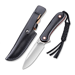 CIVIVI Elementum Flipper Knife Bundled with Fixed Blade Elementum, Great EDC Knife Companion