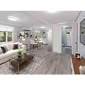 40x20ft Expandable Portable Tiny Home with Complete Living Facilities | Fully Functional Prefab House for Temporary Living, Rentals, or Vacation Use