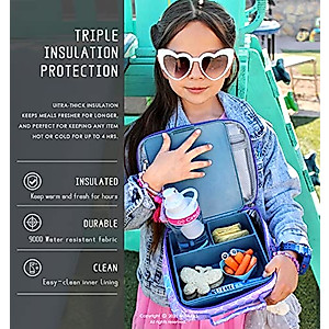 mibasies Mermaid Lunch Bag and Backpack for Girls