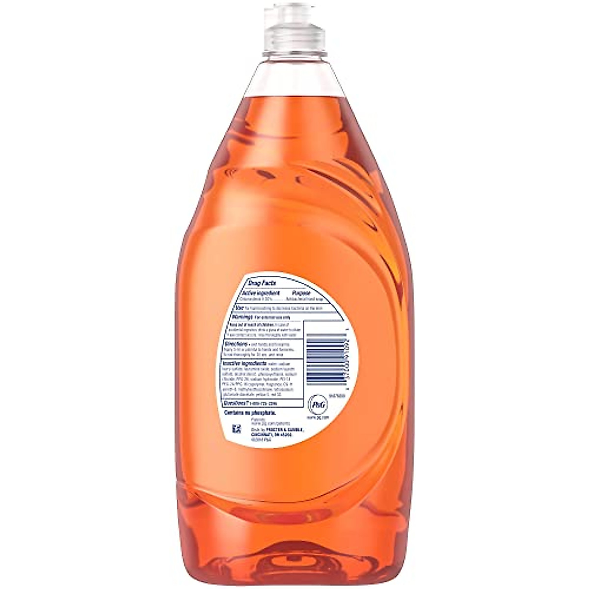 Dawn® Ultra Antibacterial Hand Soap Dishwashing Liquid Dishwashing Soap, Orange Scent, 40 Oz Bottle