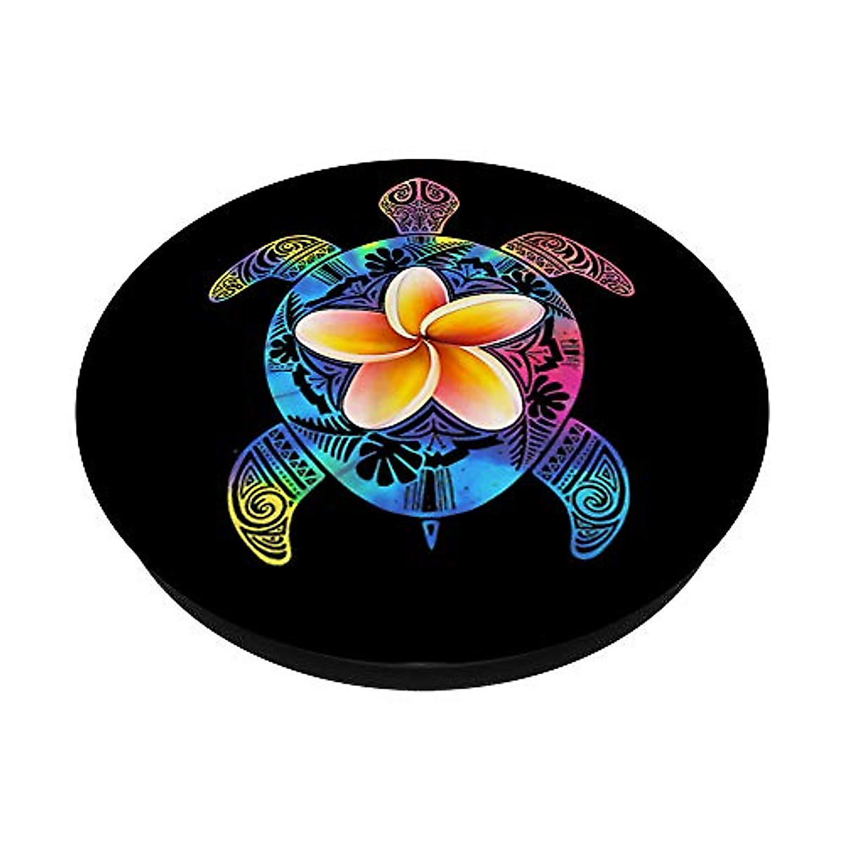 Hawaiian Tie Dye Sea Turtle Hawaii PopSockets Swappable PopGrip