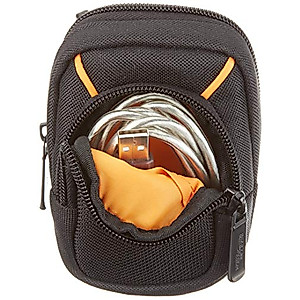 Amazon Basics Medium Point and Shoot Camera Case - 5 x 3 x 2 Inches, Black
