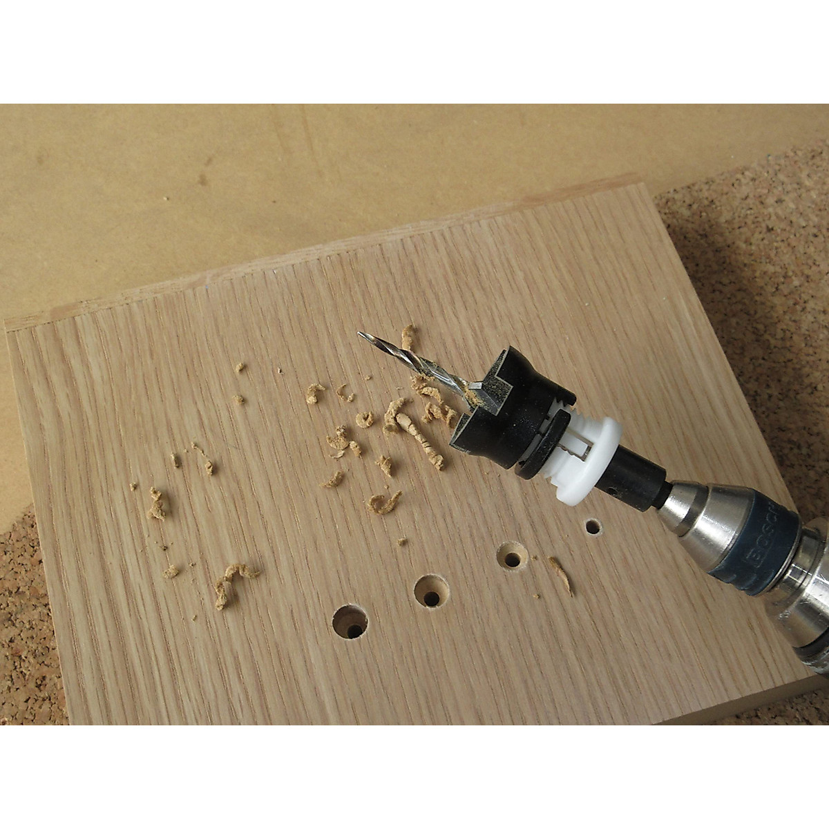 Countersink Buddy Adjustable Depth Stop Attachment for Countersink Drill Bits